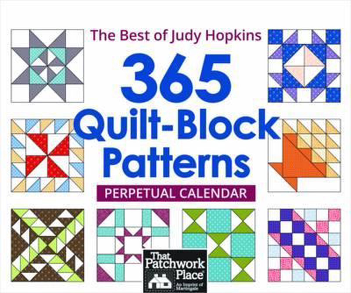 365 Quilt-Block Patterns, Judy Hopkins | 9781604682106 | Boeken | bol