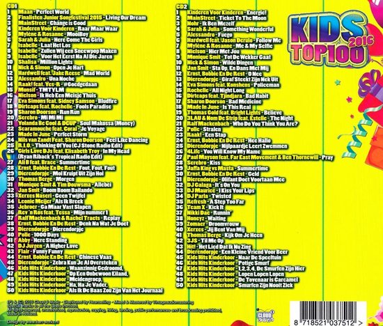 Kids Top 100 - Kids Top 100 - 2016, V/a | CD (album) | Muziek | bol.com