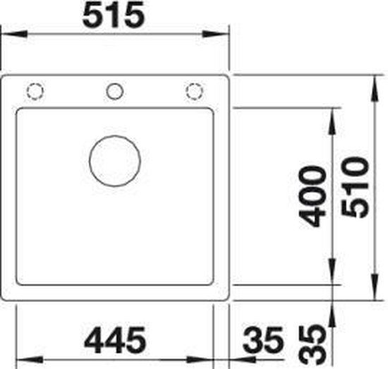 Blanco Pleon 5 521504 opbouw spoelbak - antraciet | bol