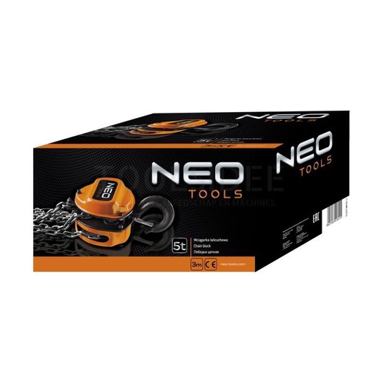 Neo Tools Kettingblok 5T Lengte 3mtr CE En TUV M+T | bol.com