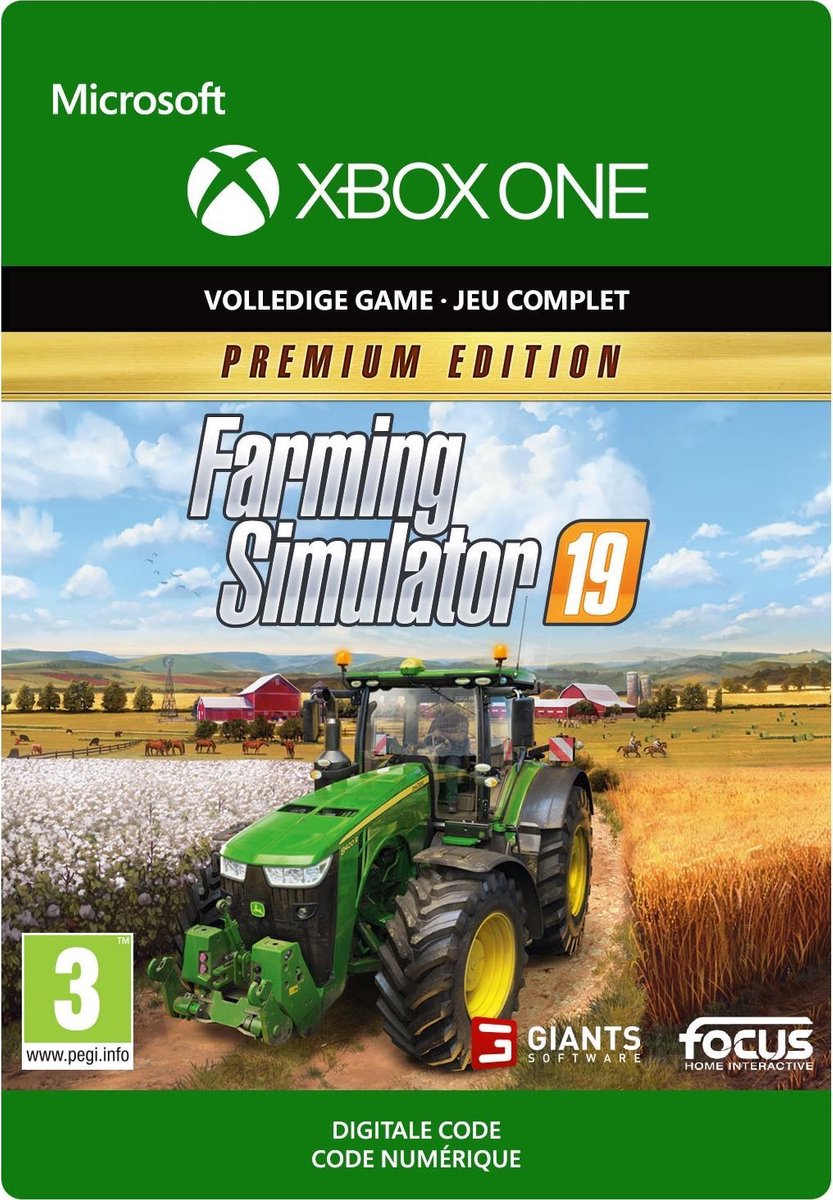 Farming Simulator 19: Premium Edition - Xbox One Download | Games | bol.com