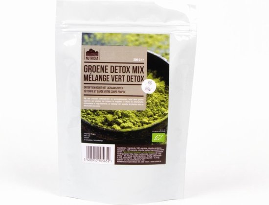 NutriDia Green detox mix bio & raw 200g | bol