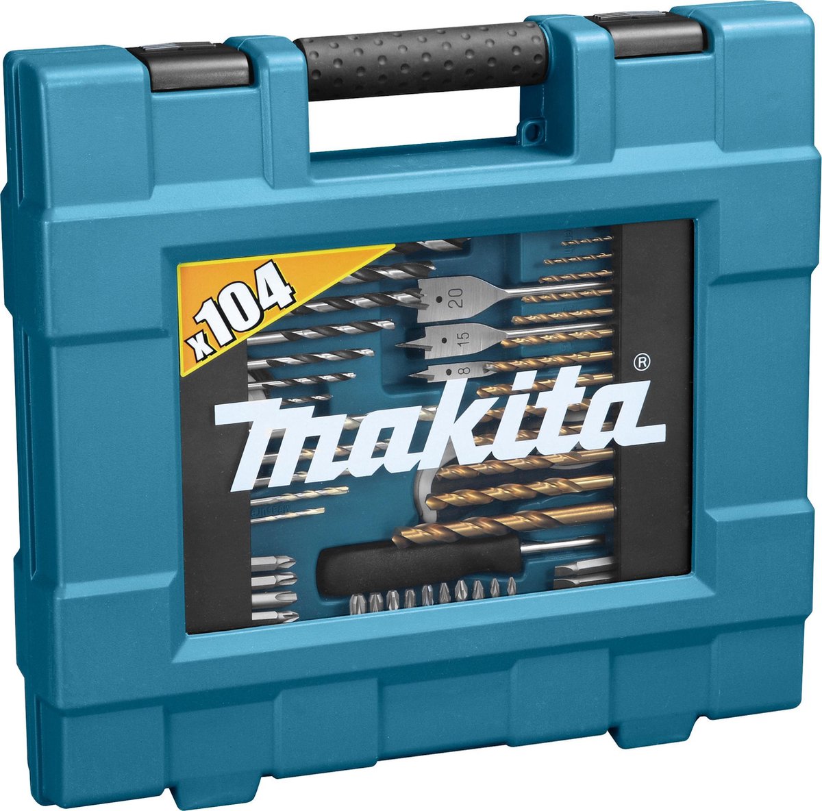 bol.com | Makita D-31778 104 delige accessoire, bit & boren set in koffer