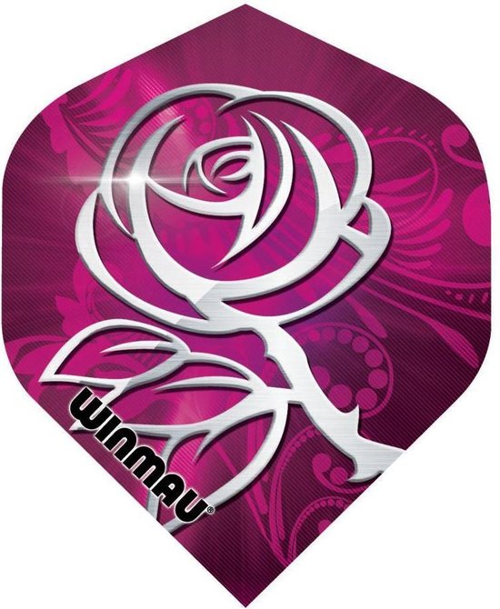 Dart flights Mega Wild Roses Wit | bol