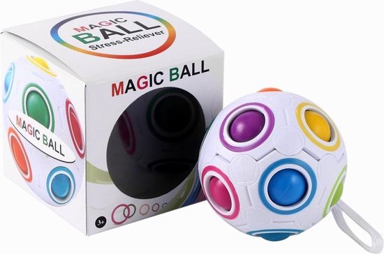 MAGIC BALL BRAINBREAKER 6,8 CM Avec dragonne | Jeux | bol.com