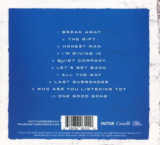 Honest Man, Matt Andersen | Muziek | bol