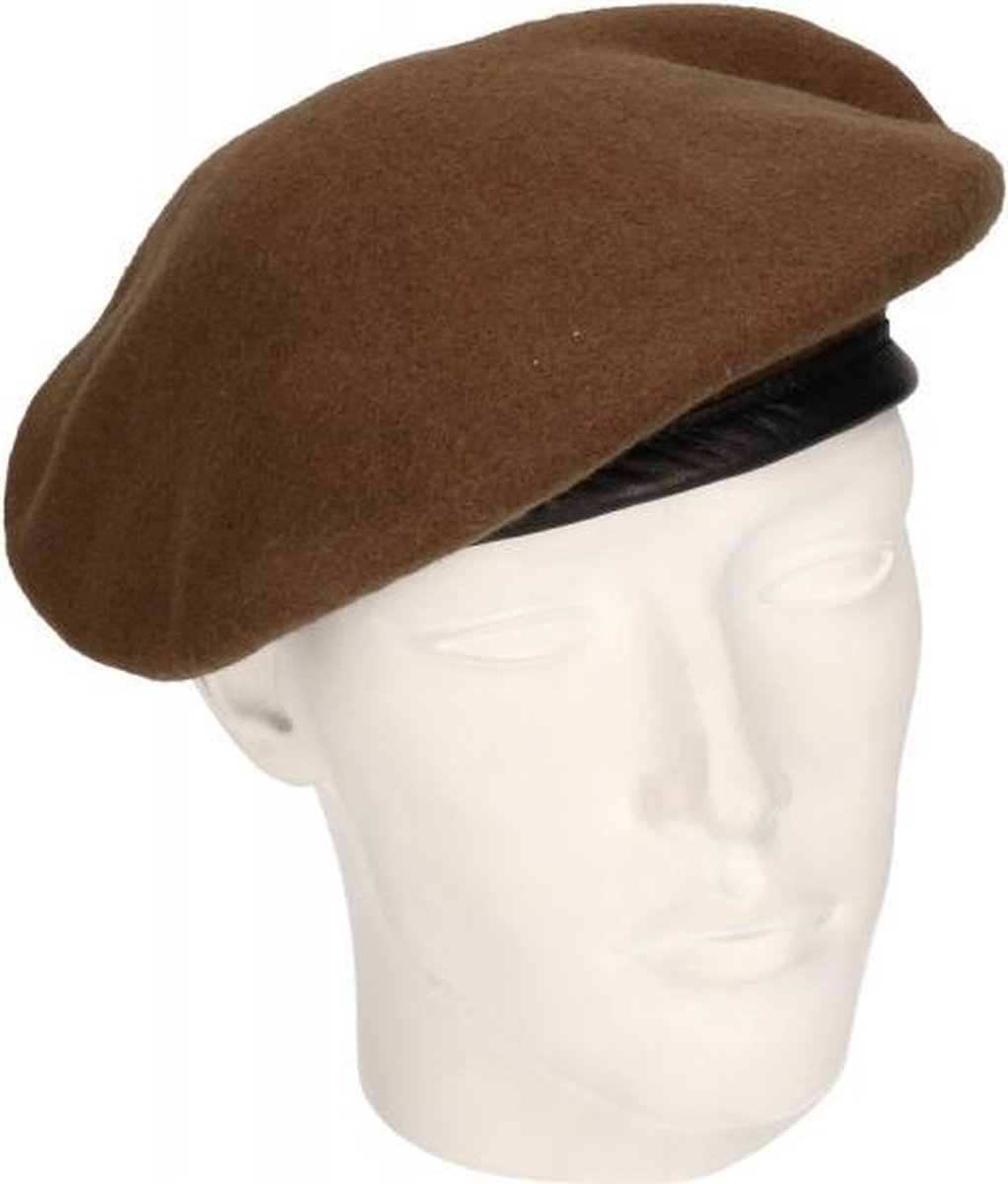 Béret Soldats Army Marron 61 cm - Béret Militaire | bol.com