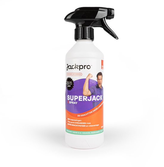 Jackpro SuperJack Vlekkenspray 500ml - Krachtige reiniger voor Binnen ...