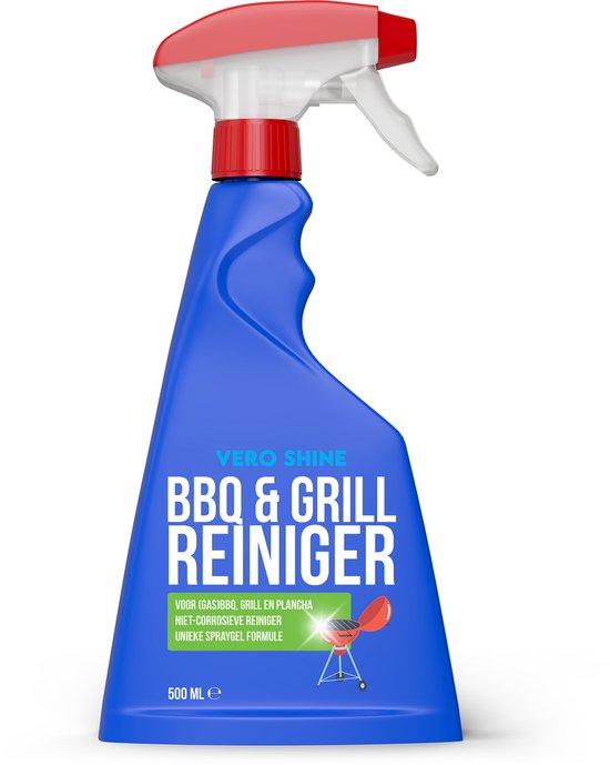 Vero Shine BBQ Reiniger (500ml), Grillreiniger voor hardnekkig Vuil ...