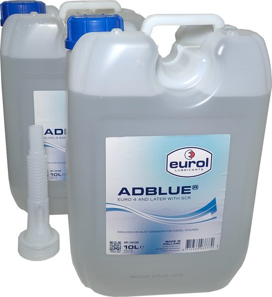 2x AdBlue 10L met schenktuit Eurol | bol