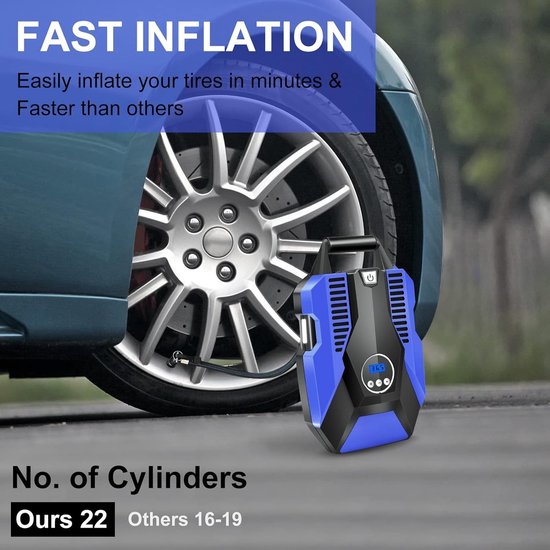 Equivera Autobanden Pomp - Autobanden Compressor - Autobandenpomp ...