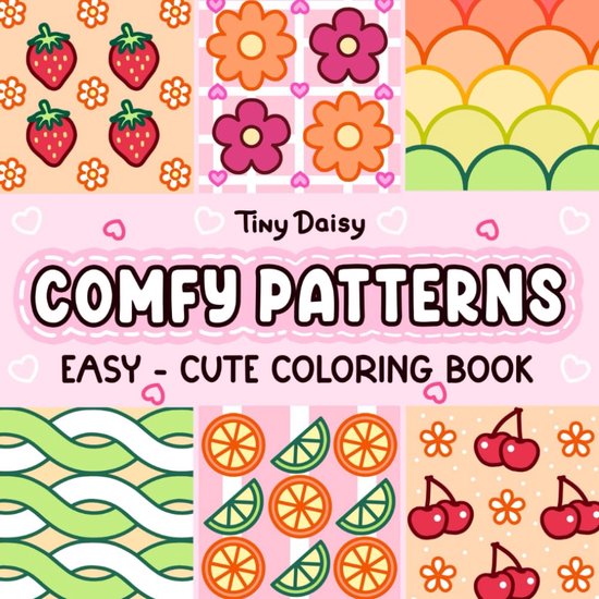 Comfy Patterns Kleurboek - Bold & Easy - Tiny Daisy - Kleurboek ...