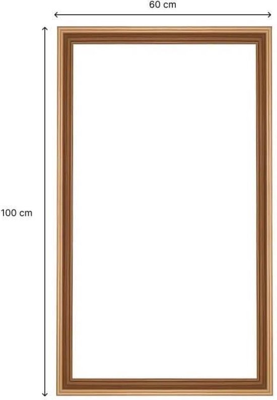 Vormlijst - NORDLINGER PRO - 100 x 60 cm - 42 x 14 mm - FSC 100% | bol