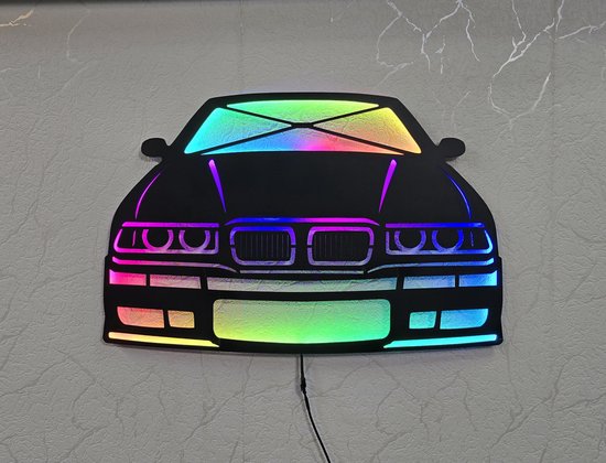 REYHS - E36 - Wall art -led - RGB - Auto - Merchandise - BMW E36 ...
