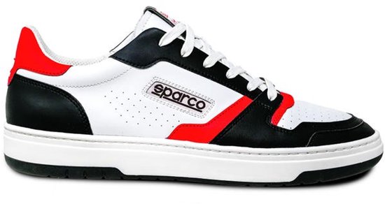 Sparco S-URBAN Zwart – Unisex Tennis Style Sneakers met Retro Racing Look - Zwart / 39 | bol