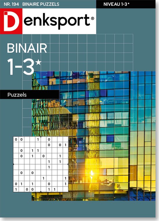 Denksport Puzzelboek Binaire puzzels 1-3*, editie 194 | bol