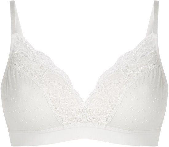 Hunkemöller Dames Lingerie Voorgevormde bh zonder beugel Sophie - Wit ...
