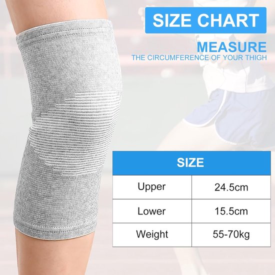 Nevolis bamboe Kniebrace voor Mannen en Vrouwen – Knie Steunbandage ...