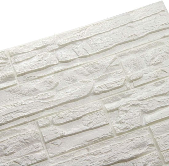 Zelfklevende 3D Muurpanelen met Steenlook voor Moderne Interieurs | bol