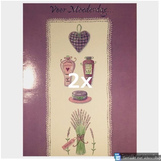 6 Luxe Moederdag Wenskaarten - Moeder Mama Wens Kaart - 3 Motieven ...