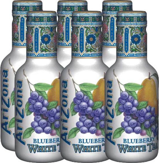 Arizona Blueberry White Tea 6x500ml | bol