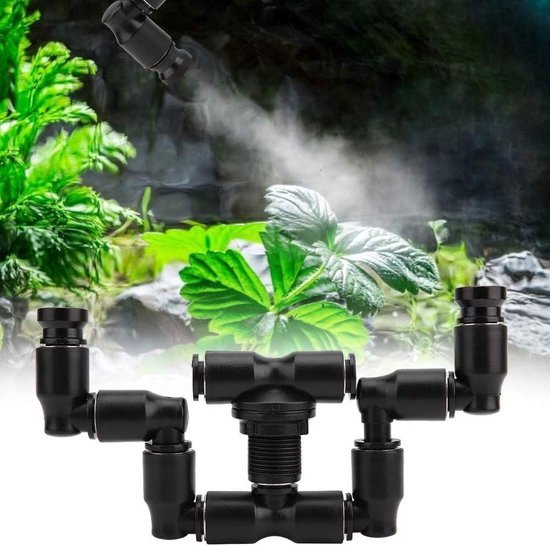 Mist Sprayer Double Head 360° Adjustable Reptile Misting System for ...