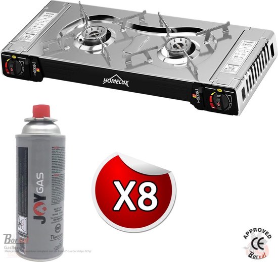 IBBO® - Camping Kookstel 2 Pits - Kooktoestel - Kampeer kookstel ...