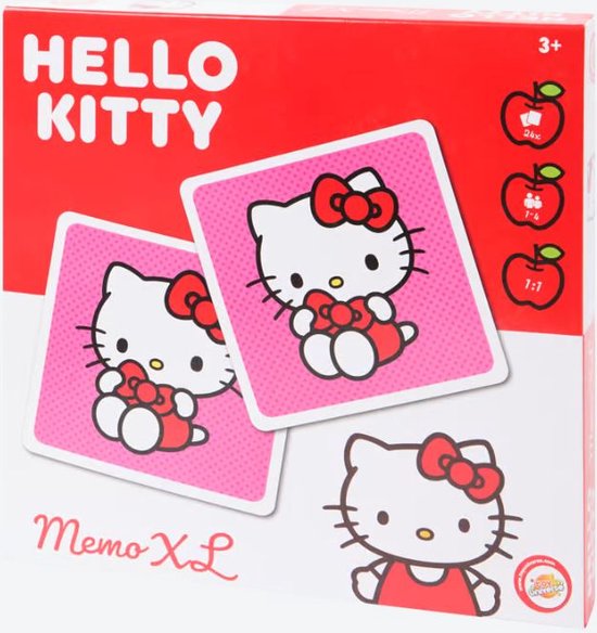 hello kitty memory XL - grote kaarten 12x12cm - hello kitty - spel ...