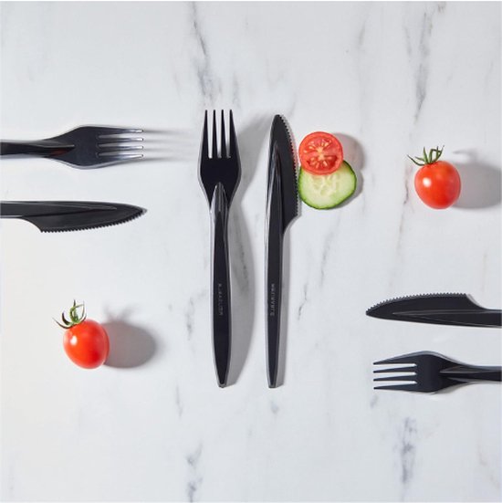 Herbruikbare Plastic Bestekset - 150-Delig - Premium Campingbestek ...