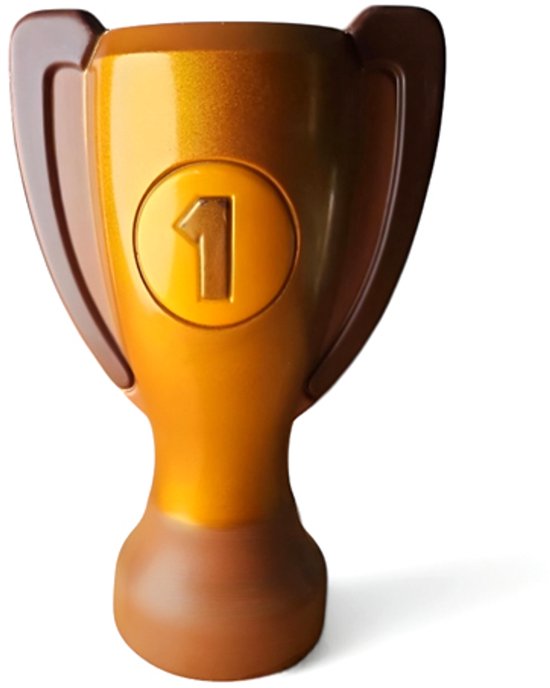 Gouden Chocolade Beker/Trofee Nr.1 | Origineel Chocoladegeschenk | 150 ...