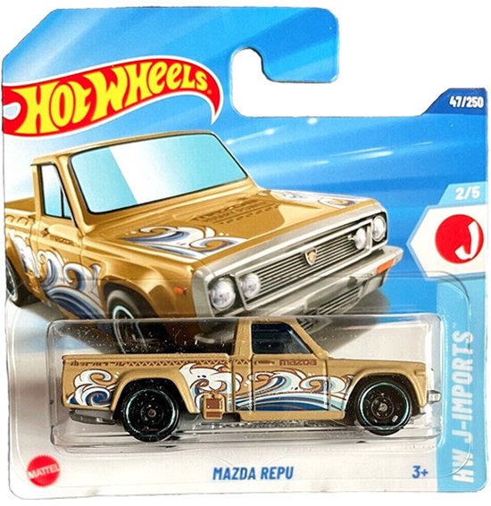 HOT WHEELS MAZDA REPU SAND 47/250 1:64 HW J-IMPORTS 2/5 | bol