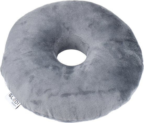 GLODI GOODS® Orthopedisch piercing hoofdkussen 29x29cm – donut kussen met gat –... | bol