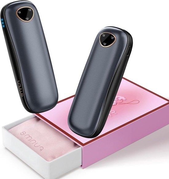 Oplaadbare handwarmer - handwarmers voor buiten - 2-pack | bol