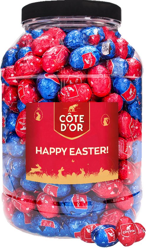 Côte d’Or paaseitjes - melkchocolade en pure chocolade - 2200g | bol