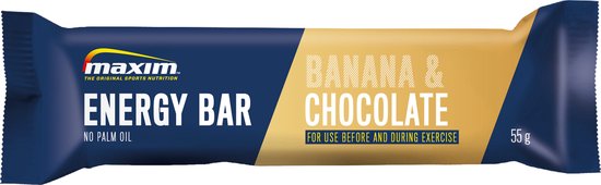 25x Maxim Energy Bar Banana Chocolate 55g | bol