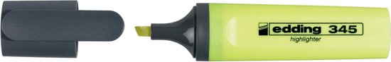 Edding markeerstift 345 geel, doos van 10 stuks 20 stuks | bol