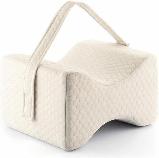 Ergonomisch Been- en Kniekussen met Bevestigingsband Traagschuim Ademende Afneembare... | bol