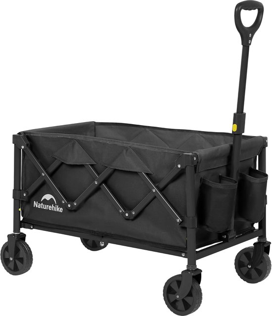 Handkar voor 100kg en 140l - Transportwagen met 360 Graden Draaibare ...