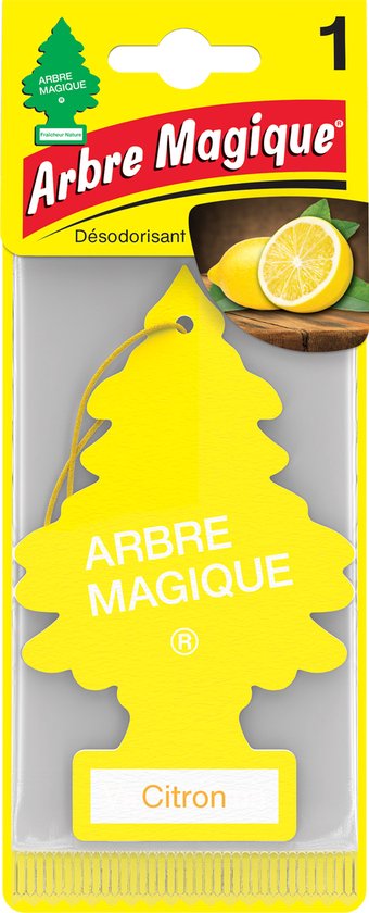 Wunderbaum Lemon - Luchtverfrisser - Voor in de auto - Geel | bol