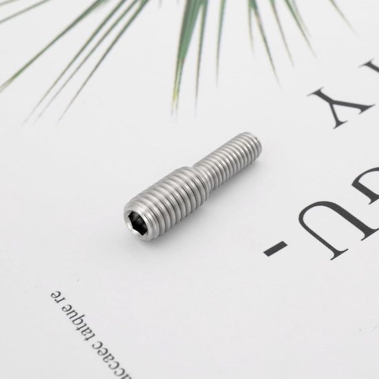 Dubbele End Schroefbout 30mm 304 Roestvrij Staal - Draad Reducer ...