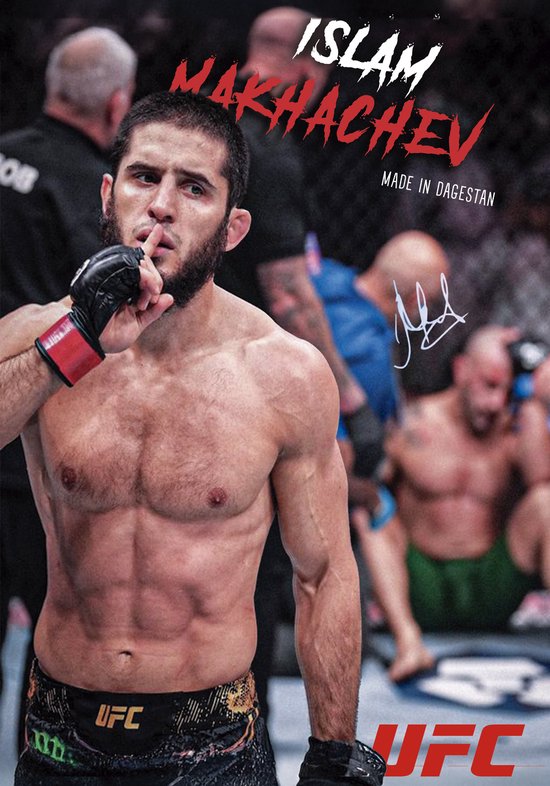 Islam Makhachev UFC Fighter Poster Ingelijst | bol