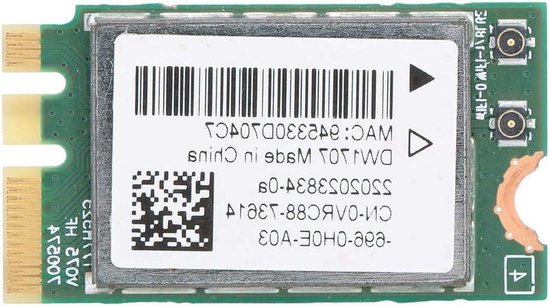 Draadloze netwerkkaart Qualcomm Atheros QCA9565 QCNFA335 NGFF M.2 300M ...