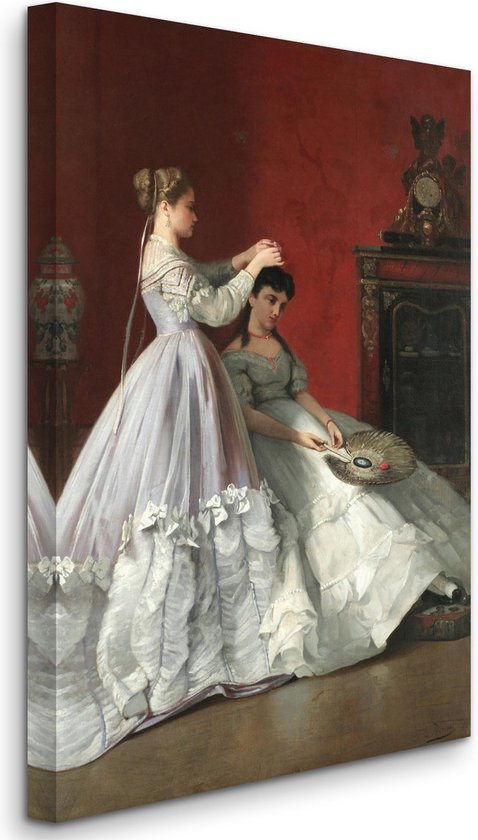 Louis-Charles Verwée - Preparing for the Ball (between 1850 and 1888 ...
