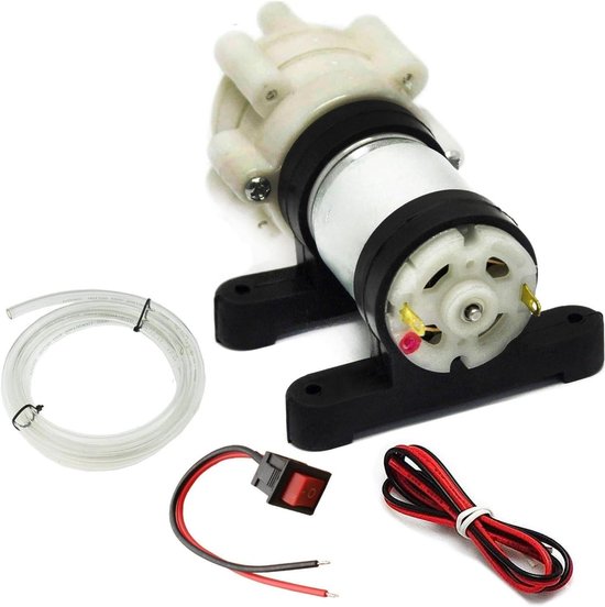 Aquarium waterpomp mini 6 V-12 V zelfaanzuigende micro motorpomp 385 DC ...