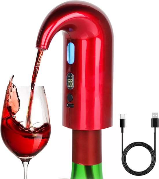 Elektrische wijndecanterbeluchter - Slimme en oplaadbare dispenser voor ...