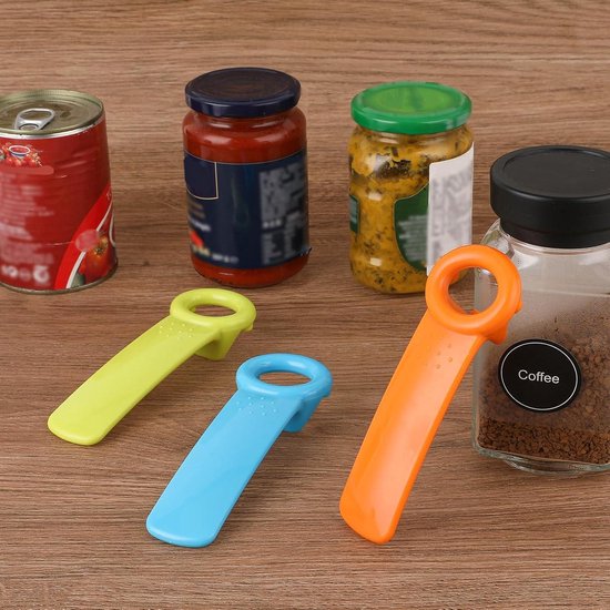 3 stuks Easy Grip Opener Jar Key Dekselopener - 55 inch Kleurrijk en ...
