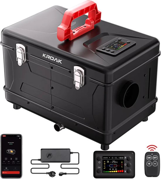 8kW Draagbare Standkachel - Diesel-Luchtverwarming - 12/24V DC & 220 ...