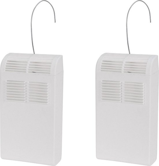 Waterverdamper voor aan Radiator kunststof incl. haakje kleur wit set 2 ...