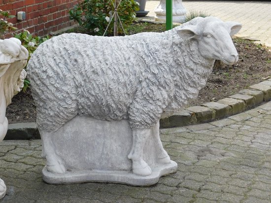 Beeld Schaap XL - vol steen | bol