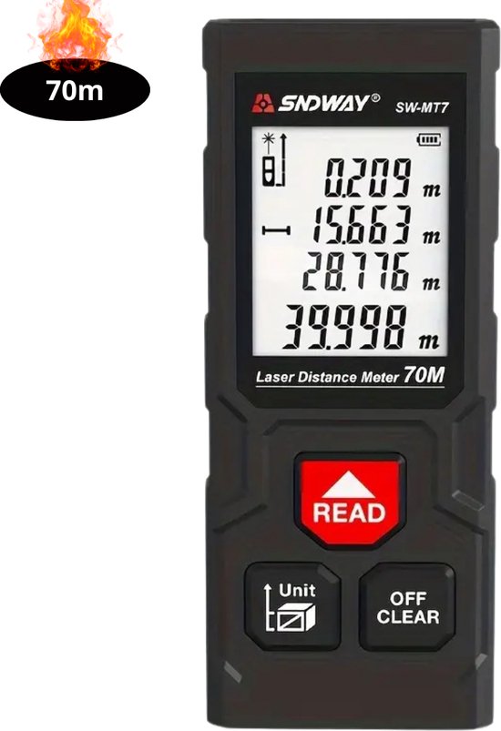 Nivard Laserafstandsmeter - Laser - Afstandsmeter - Afstandmeter ...